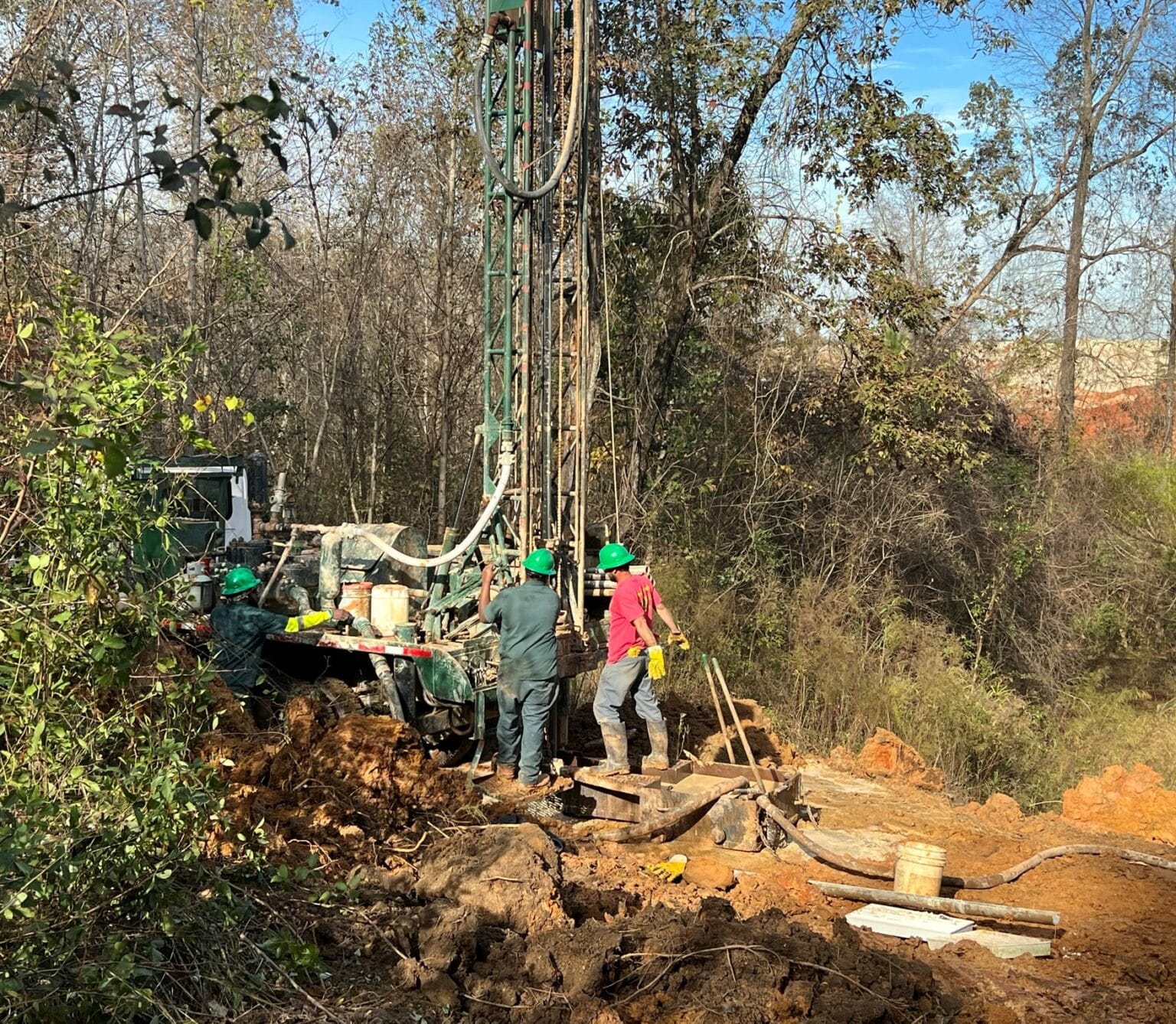 Drilling & Testing | GA Kaolin Mining Services | Arcilla Mining